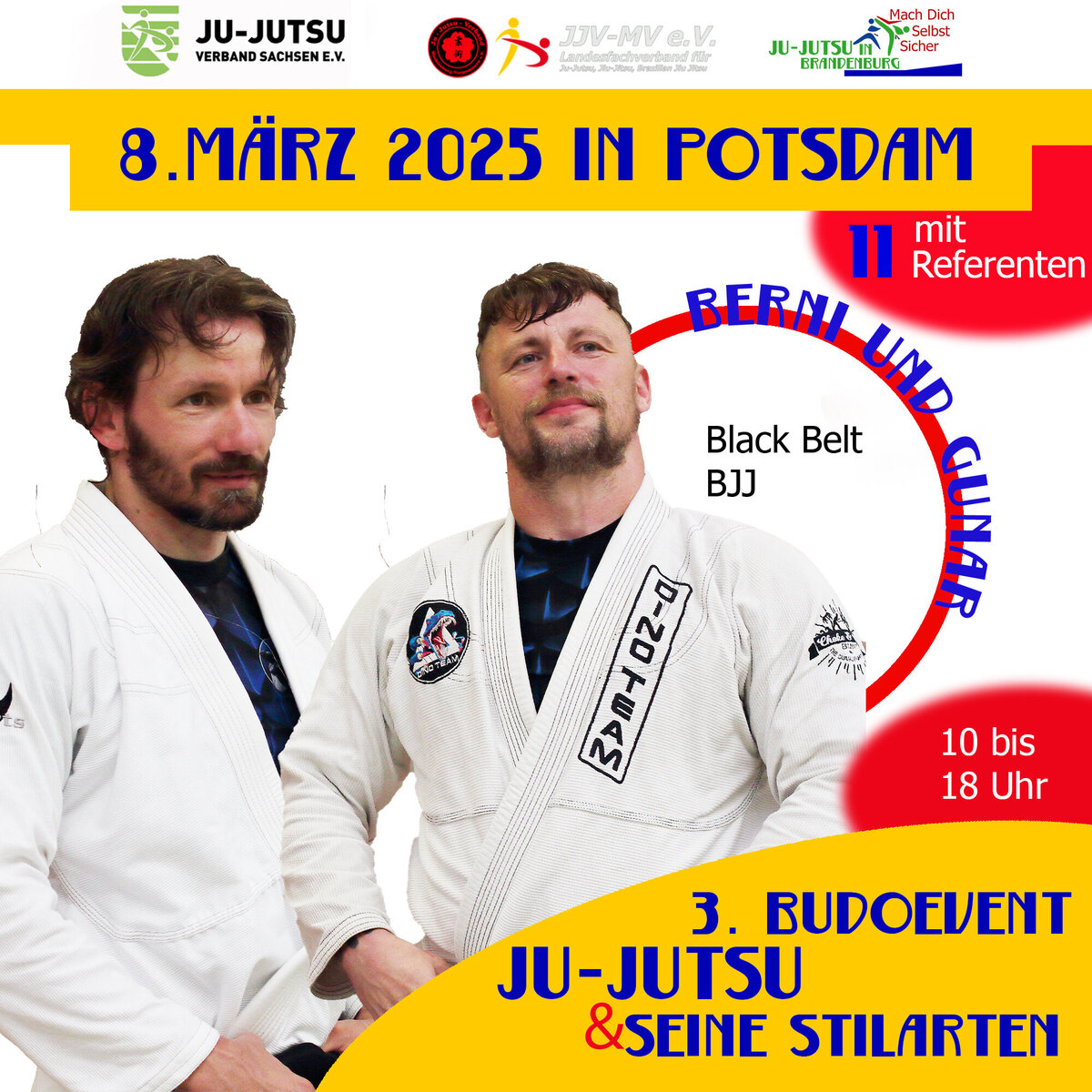 Brandenburgischer Ju-Jutsu Verband e.V.: 3. Budo-Event - mit Berni und Gunar